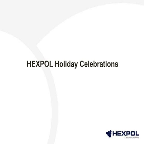 Hexpol Celebrates the Holidays | PPT
