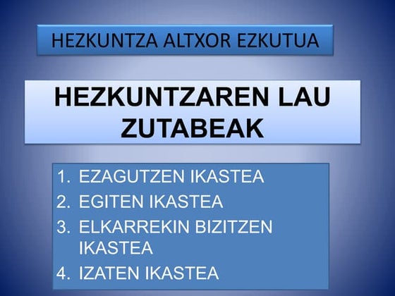 Hezkuntza | PPTX