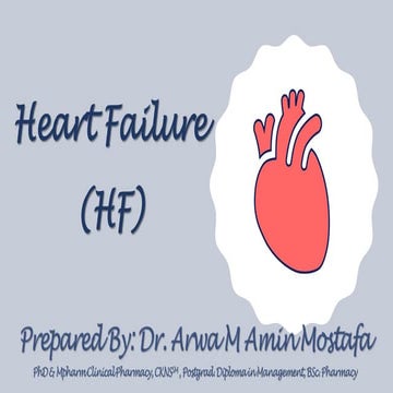 Pharmacotherapy of Heart Failure | PDF