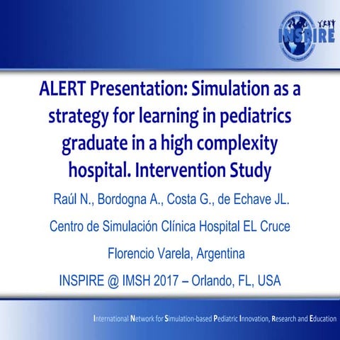 Simulation as a strategy for learning in pediatrics graduate in high ...