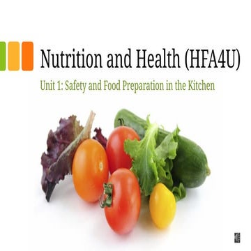 HFA4U U1L1 final.pptx about the helath good | PPT