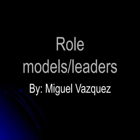 H:\Facts\My Role Models | PPT