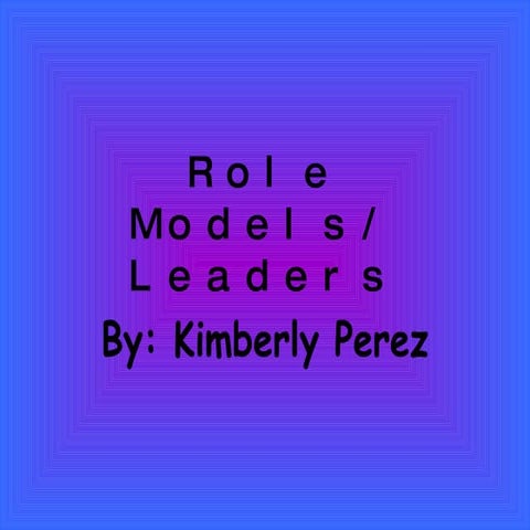 H:\Fa Ct S !\Role Models | PPT