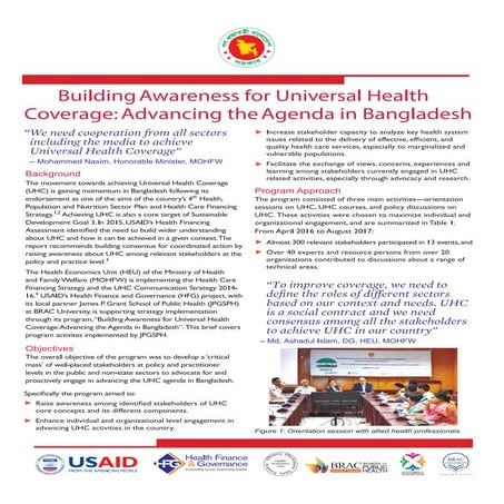 Building Awareness for Universal Health Coverage: Advancing the Agenda ...