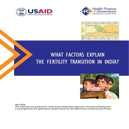 What factors explain the fertility transition in India? | PDF