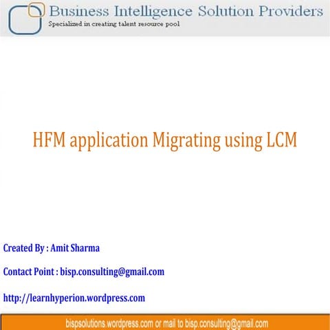 Hfm lcm | PDF