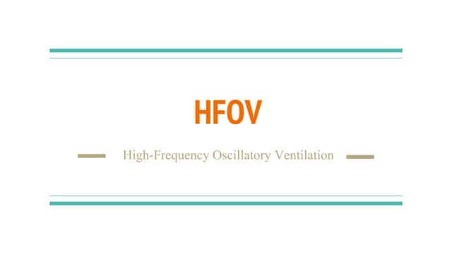 High frequency ventilation.ppt
