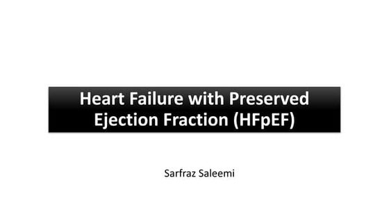 HEART FAILURE TREATMENT RECENT ADVANCES 2024 | PPT
