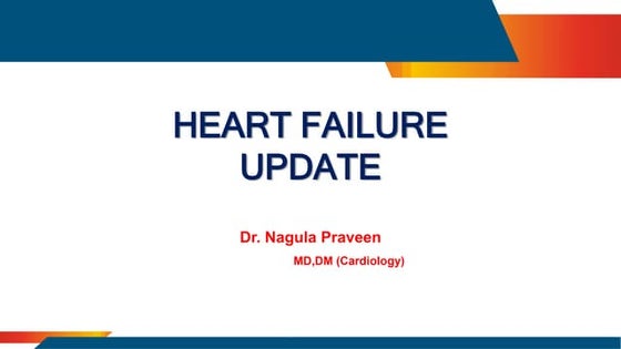 HEART FAILURE TREATMENT RECENT ADVANCES 2024 | PPT