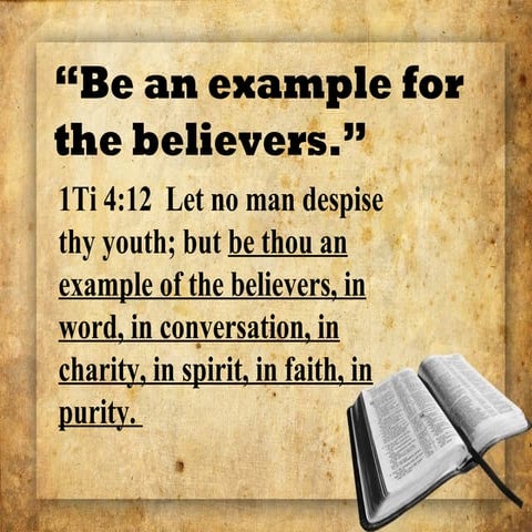 Be an Example | PPT