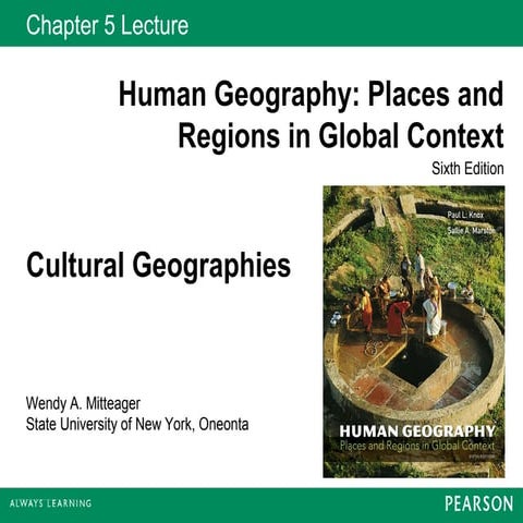 Human Geography Chapter 6 | PPT