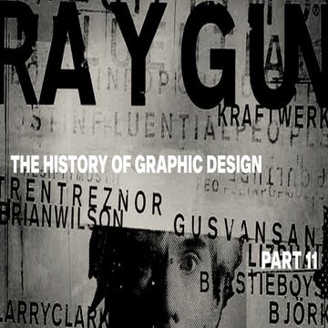 History of Graphic Design in the late 20th Century | PDF