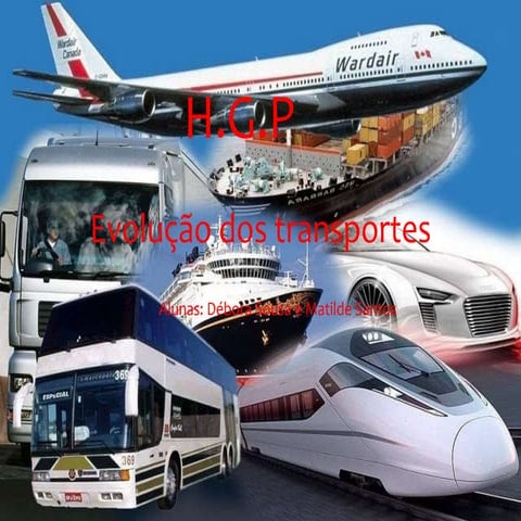 AS REVOLUÇÕES NOS MEIOS DE TRANSPORTE DESDE A PRÉ-HISTÓRIA À ERA ...