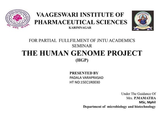 HUMAN GENOME PROJECT Class XII Biology.pptx