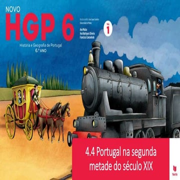 Hgp6 4.4 - Portugal na segunda metade do século XIX | PPTX