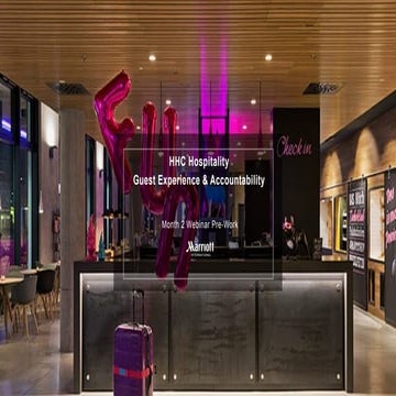 HHC Hospitality GE+A Program Month 2 (guestVoice Marriott Bonvoy focus ...