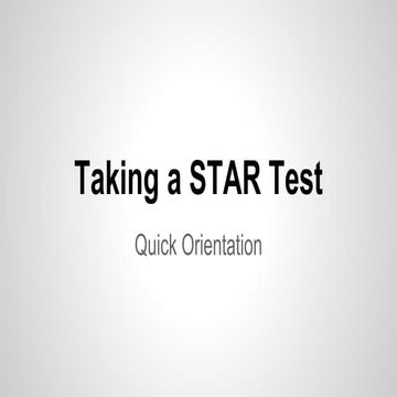 Assignment 20 taking a star test | PPTX | Computing | Technology ...