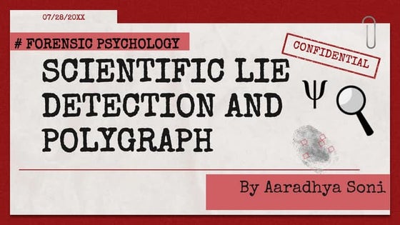 Polygraph presentation | PPTX | Educational Assessment | Education