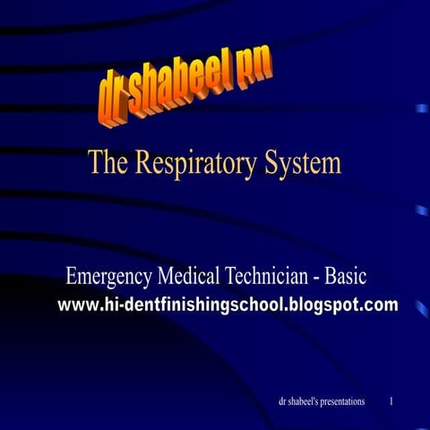 The Respiratory System | PPT
