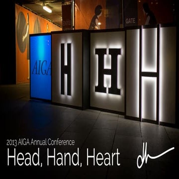 Reflections on the 2013 AIGA Annual Conference | PPT