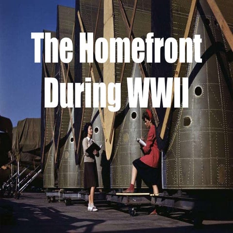 american homefront during wwii | PPTX