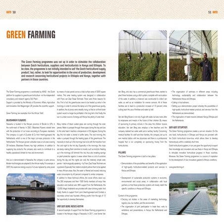 Green Farming: 9 best practices in Ethiopia, Kenya and Tanzania | PDF