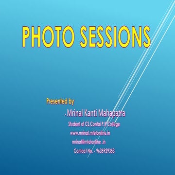 Photo Session | PPTX