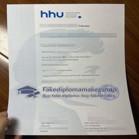HHU Urkunde, how to order HHU diploma online? | PDF