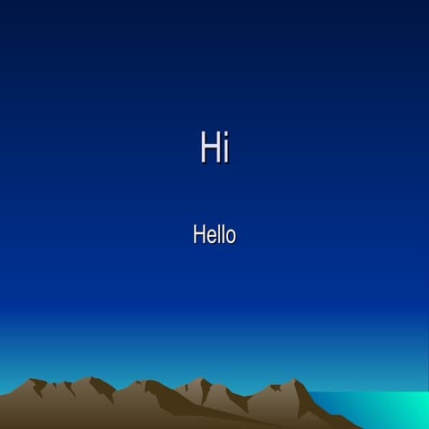 Hi hello | PPTX