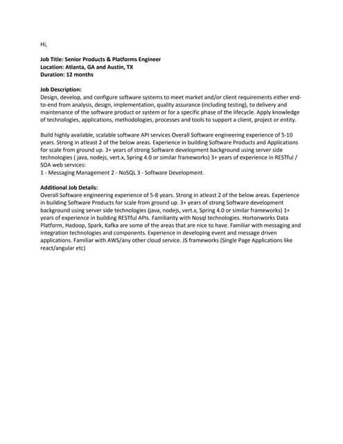 Resume Nathan Witkowski | PDF