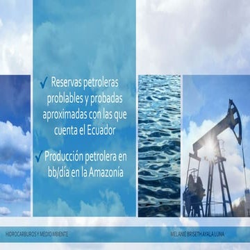 Reservas petroleras de Ecuador - Producción petrolera en la Amazonia ...