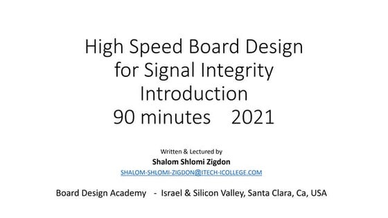 Interconnect timing model | PPT