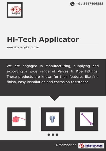 Hi-tech applicator