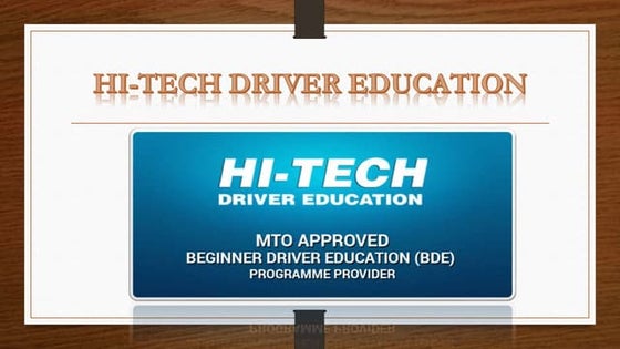 Hi-tech Driver presentations