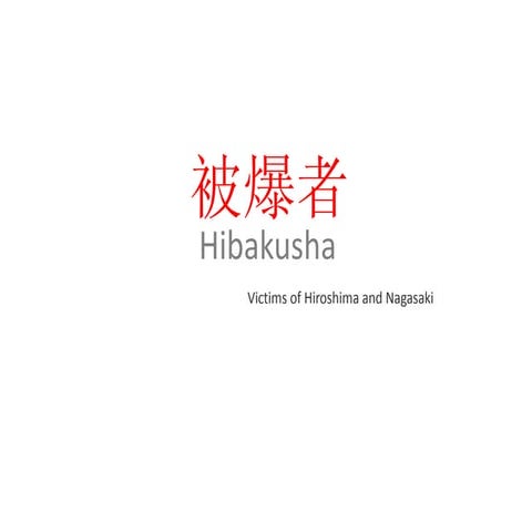 Hibakusha | ODP