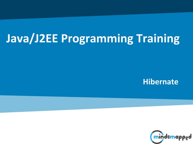 Hibernate Basics Ppt