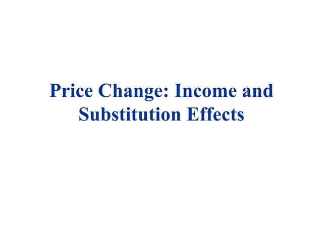 Micro ppt of hicks n slutsky | PPTX