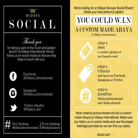 Hidaya launch social guide 217 | PPT