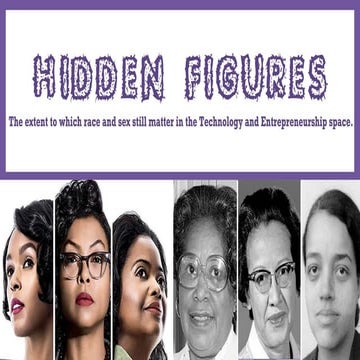 Hidden Figures Leadership Lessons : The extent to which race and sex ...