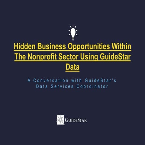Hidden Business Opportunities Within The Nonprofit Sector Using ...