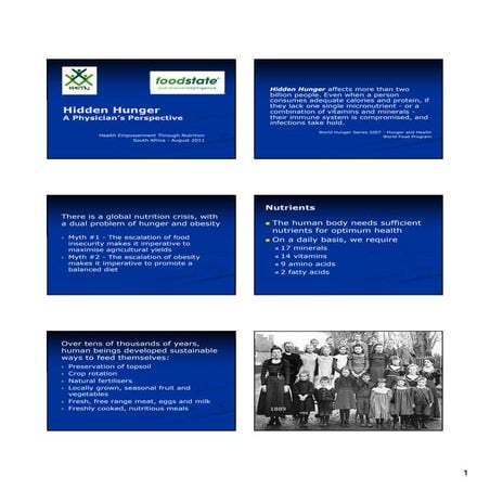 Hidden Hunger - Dr Douglas | PDF | Chemistry | Science