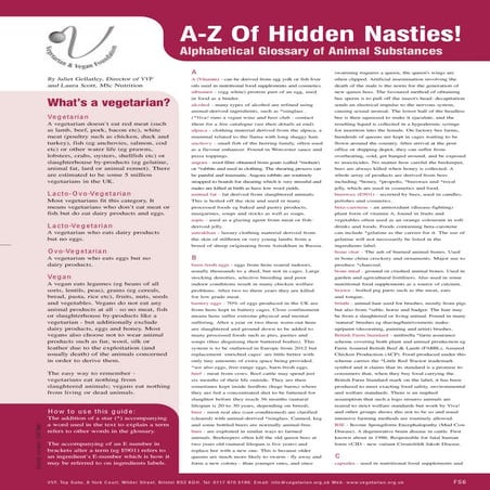 Hidden Nasties Factsheet | PDF