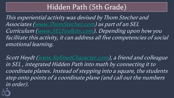 Hidden Path K-2nd grade | PPTX | Education