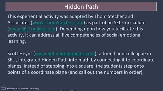 Hidden Path K-2nd grade | PPTX | Education