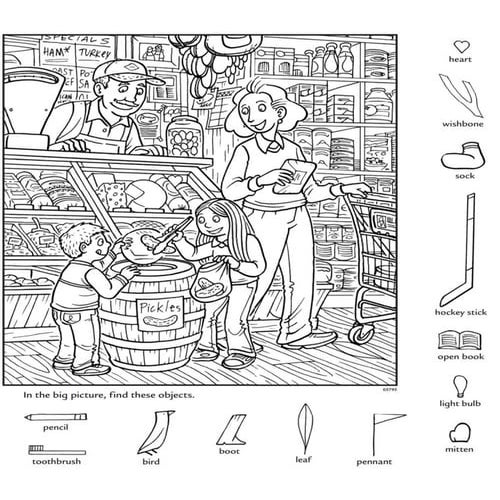 Hidden pictures 1 | PDF