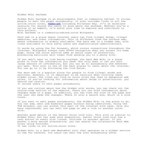 Hidden Wiki Darkweb.docx