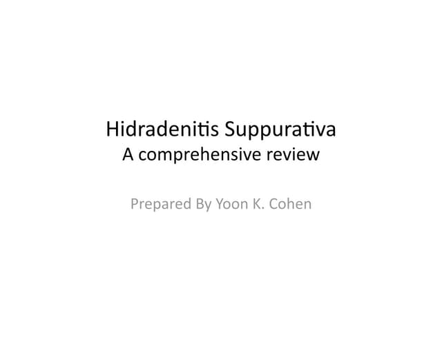 Hidradenitis Suppurativa Ppt
