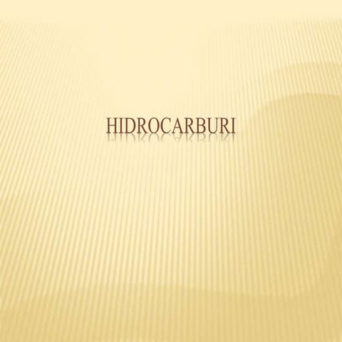 Hidrocarburi | PPTX