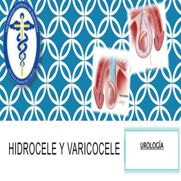 Hidrocele y varicocele | PPTX