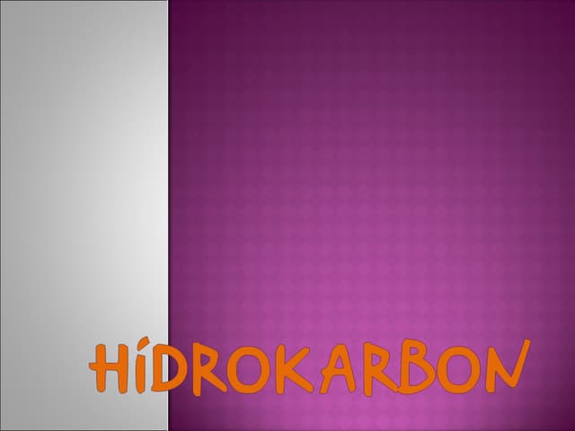 Senyawa Hidrokarbon (materi kimia) | PPTX